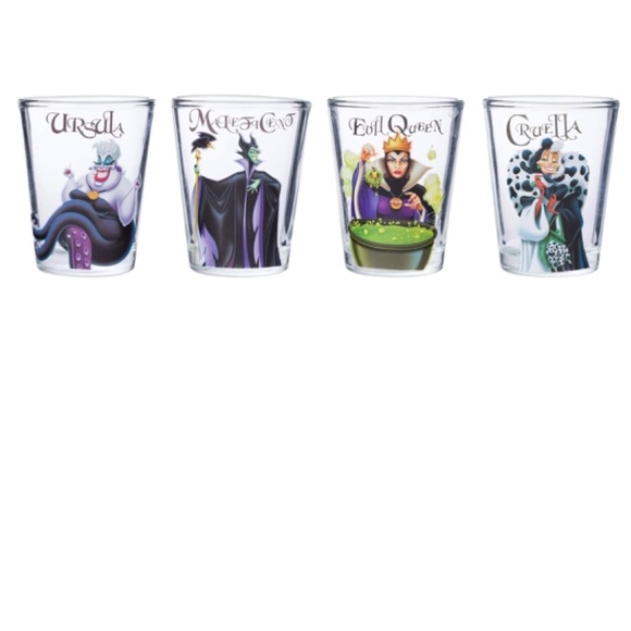 Disney | Kitchen | New Disney Villains Shot Glass Set | Poshmark